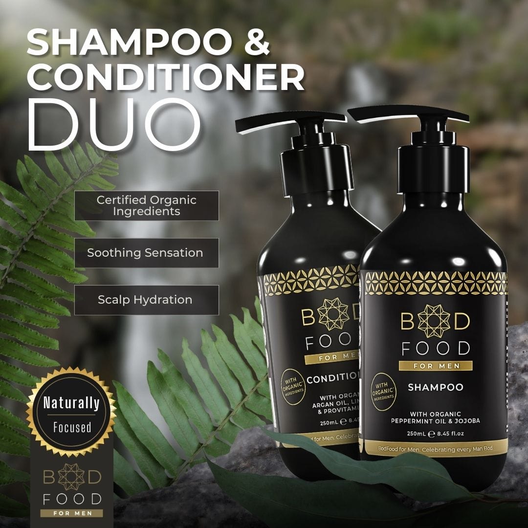 Mens Shampoo & Conditioner Duo | BodFood Australia